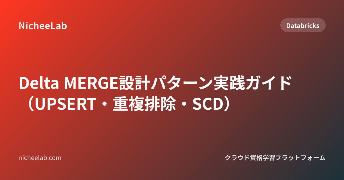 Databricks Delta Merge Patterns — Guide [2026]